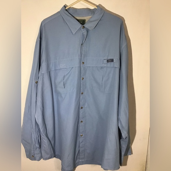 G.H. Bass & Co. | Shirts | Gh Bass Explorer Long Sleeve 3xlt Light Blue ...